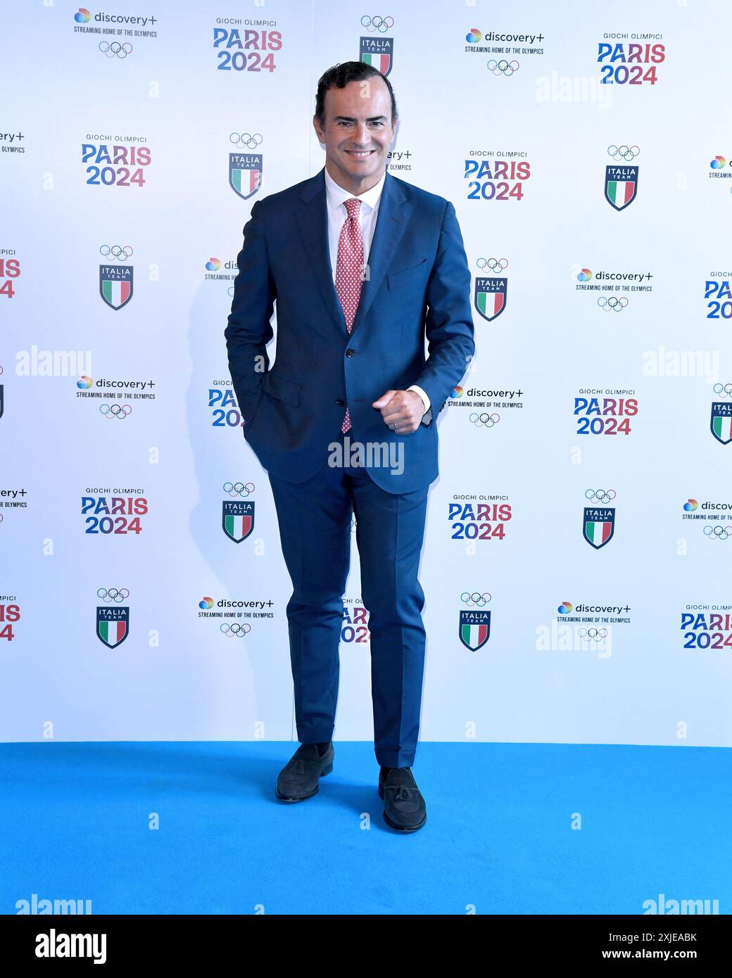 Milan, Photocall "Olympic Games PARIS 2024" streaming on Discovery ...