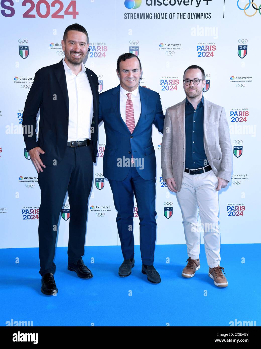 Milan, Photocall "Olympic Games PARIS 2024" streaming on Discovery ...