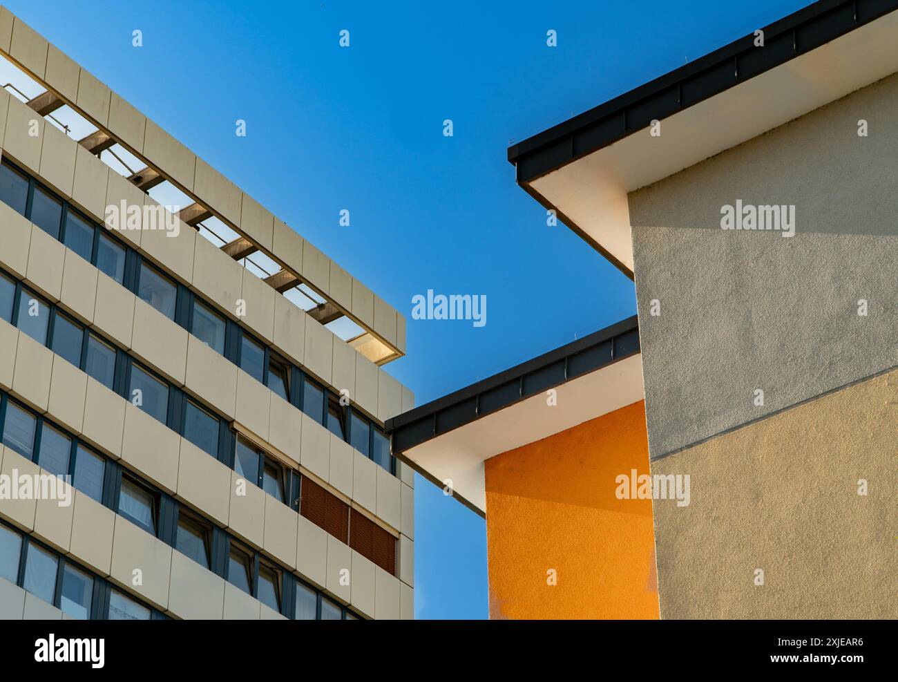 eometric Harmony of City Buildings. Architectural Contrast in Urban ...