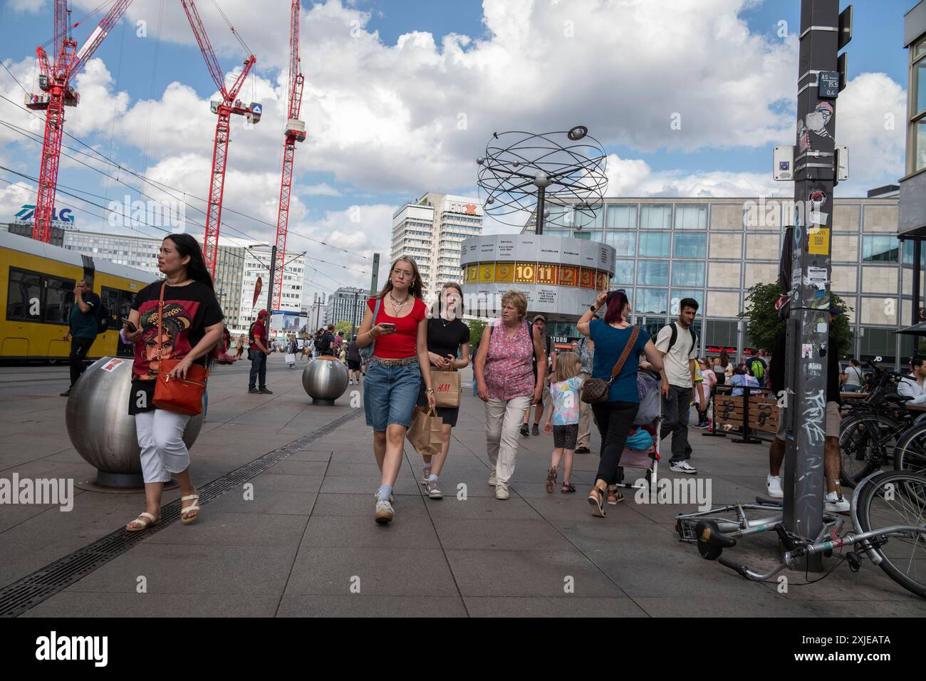 Alexanderplatz, East Berlin, Germany Stock Photo - Alamy