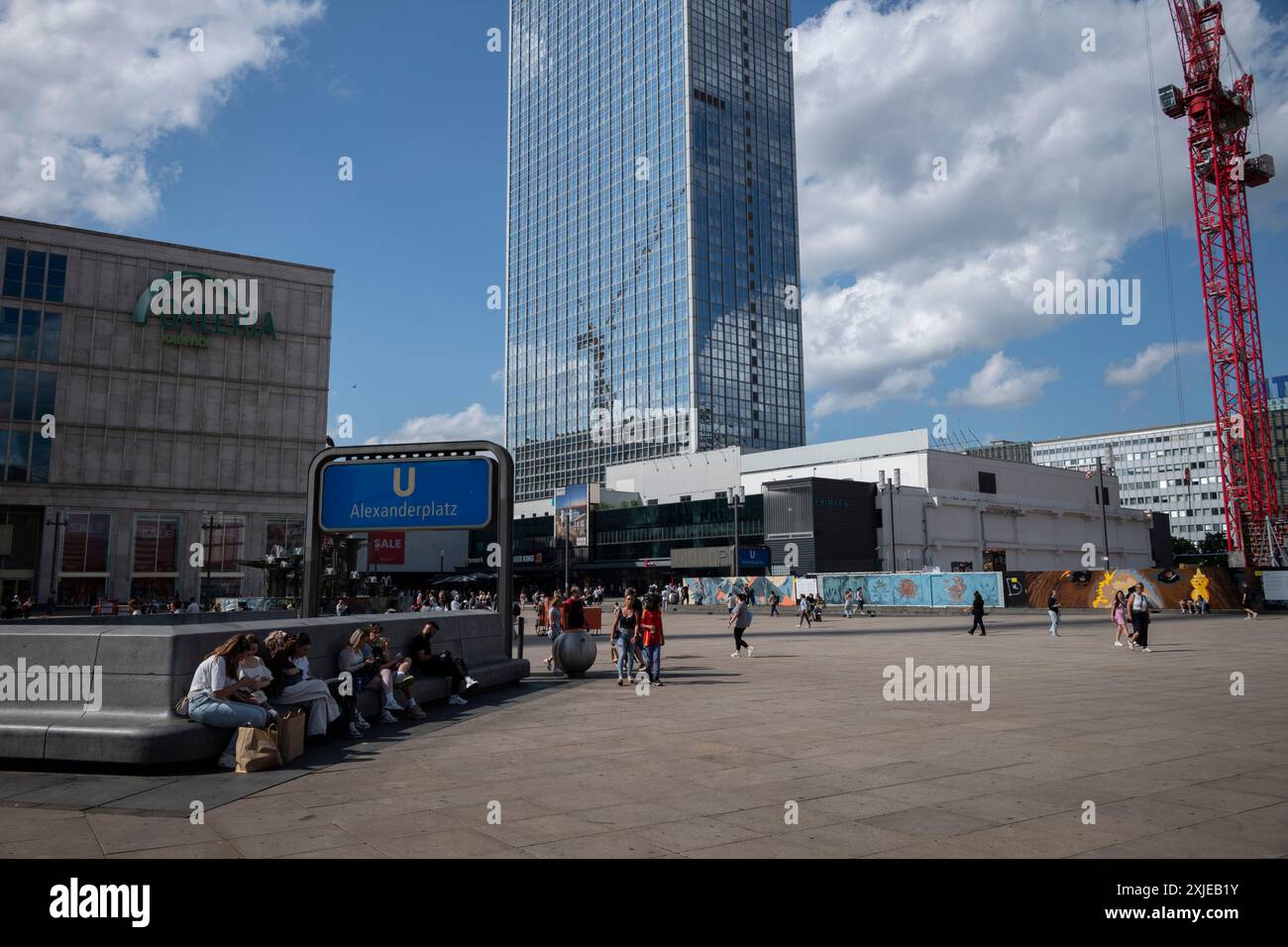 Alexanderplatz, a popular square for Berliners to go, named after the ...