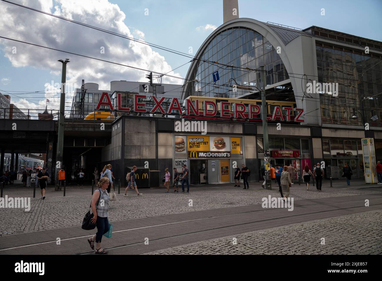 Alexanderplatz, a popular square for Berliners to go, named after the ...