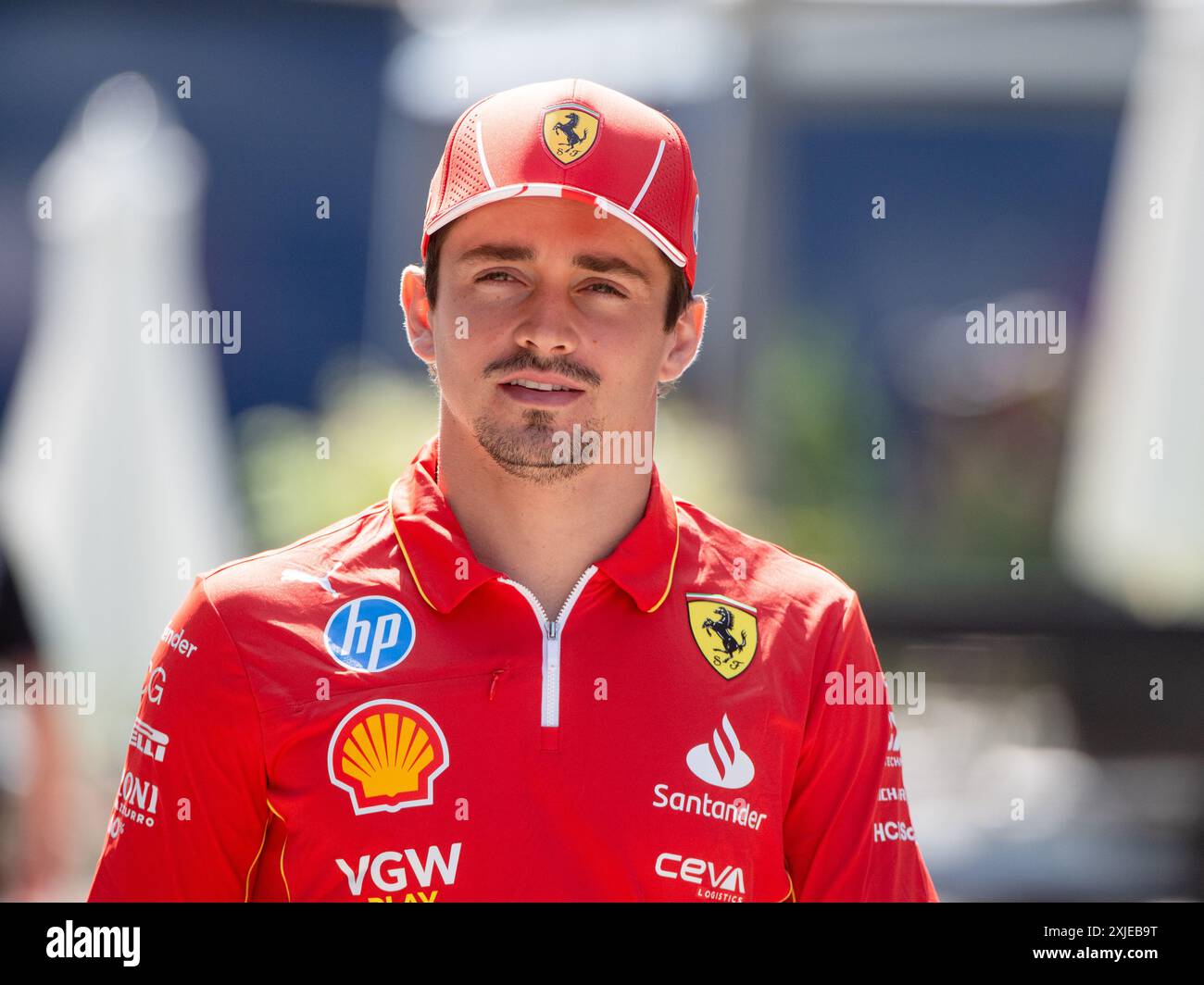 Charles Leclerc (Scuderia Ferrari HP, Monaco, #16), HUN, Formel 1 Weltmeisterschaft, Grand Prix ...