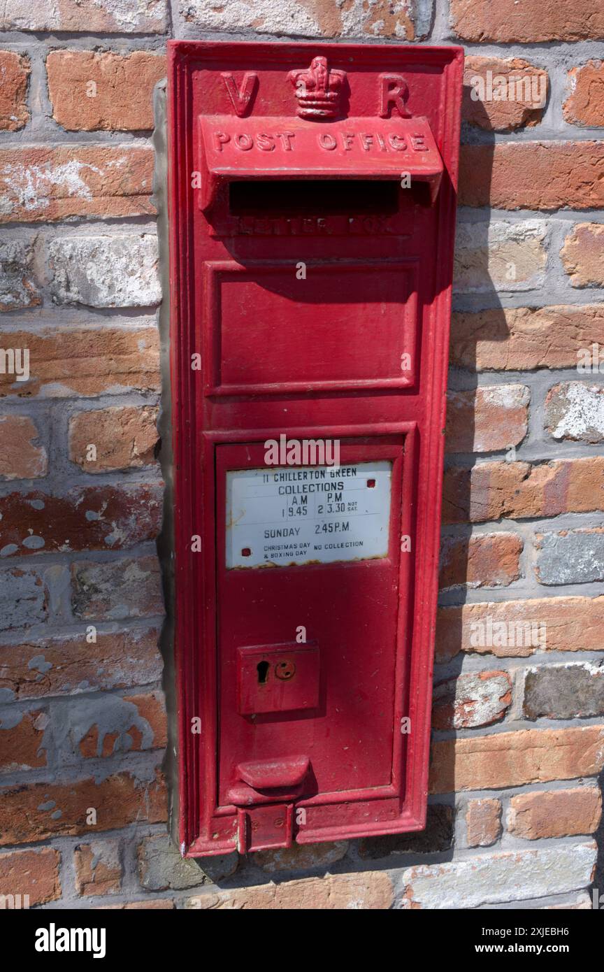 Victorian cast iron Post Office letter box in Trinity, Newfoundland ...