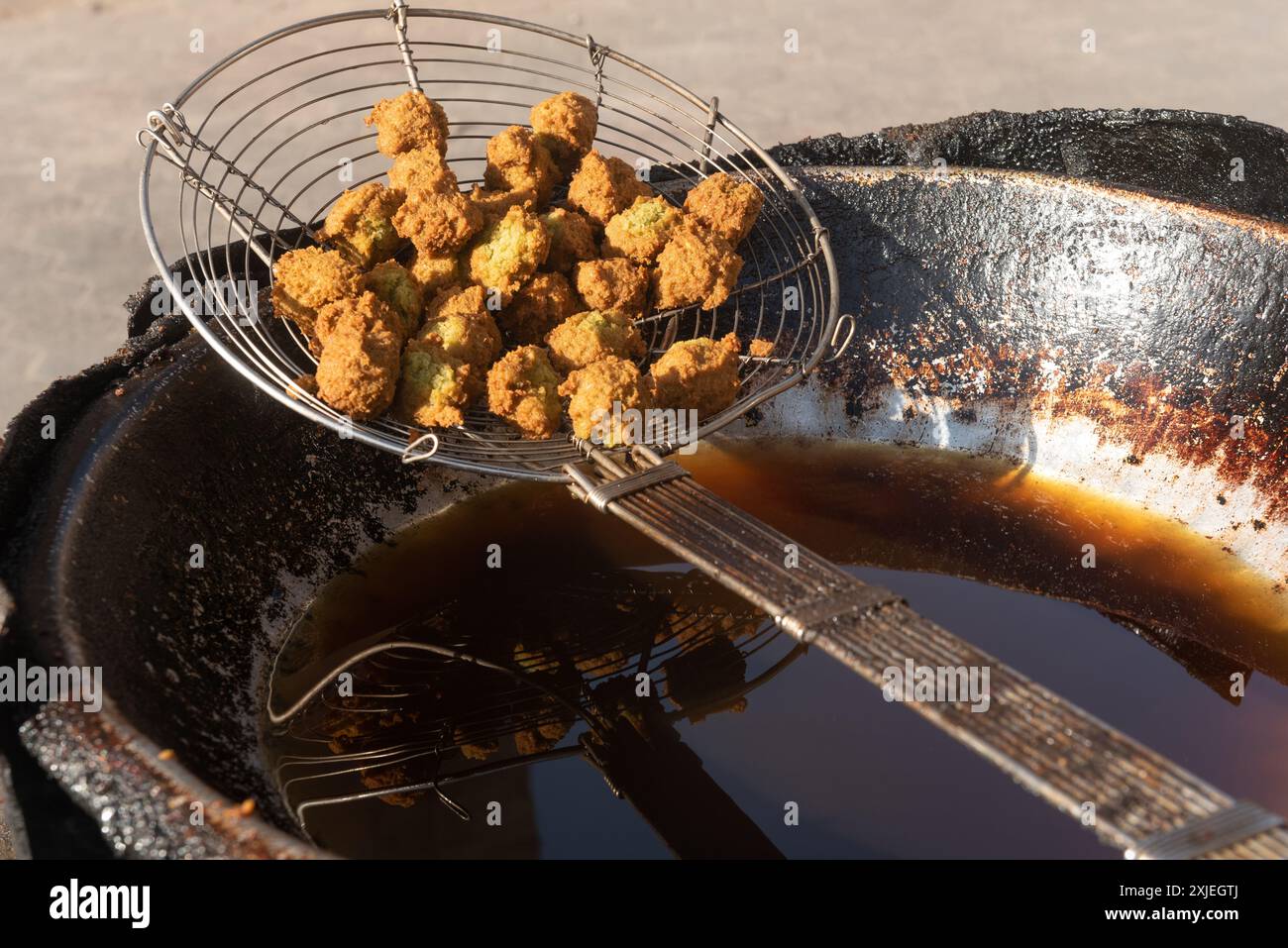 Egyptian falafel known locally as Ta'ameya and the most popular street ...