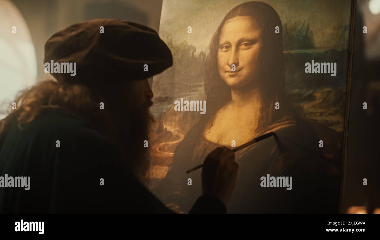 Creation of High Art: Documentary Depiction Scene of the Famous ...