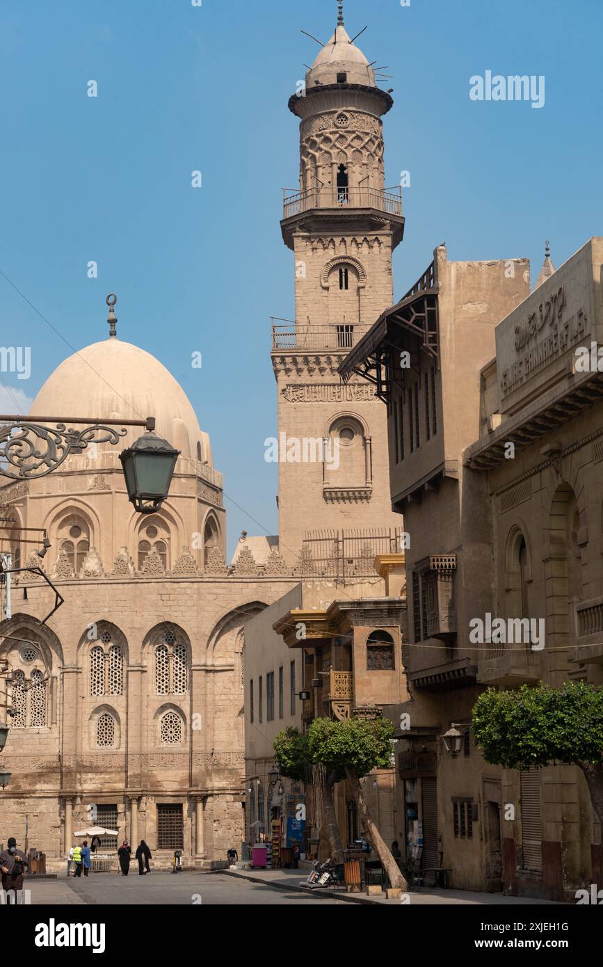 Cairo, Egypt. July 7th 2024 The domes and minarets of the historical ...