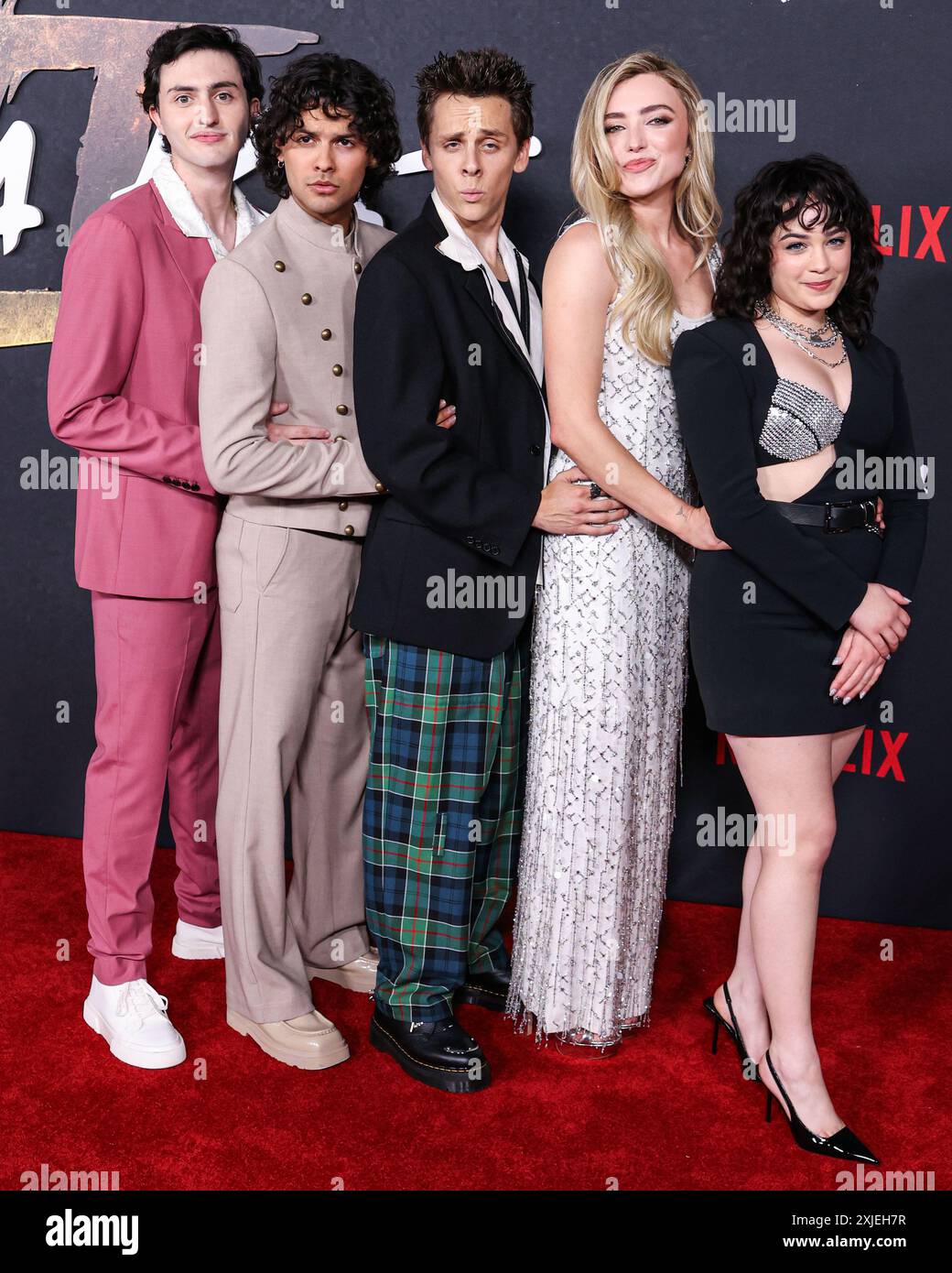 LOS ANGELES, CALIFORNIA, USA - JULY 17: Gianni DeCenzo, Xolo Mariduena ...