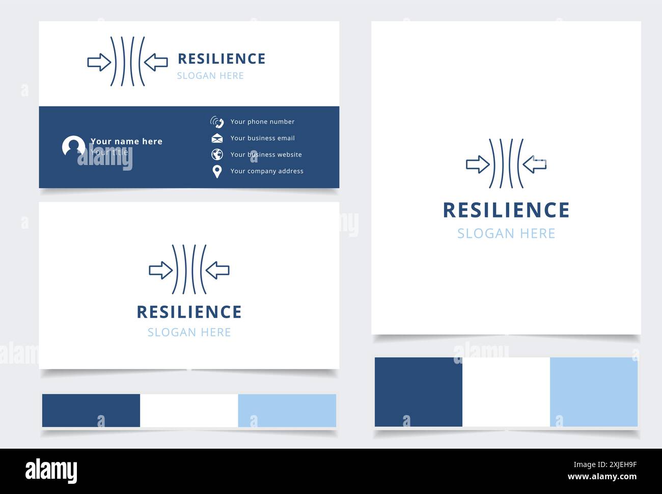 Minimalist resilience logo design featuring arrows pushing through ...