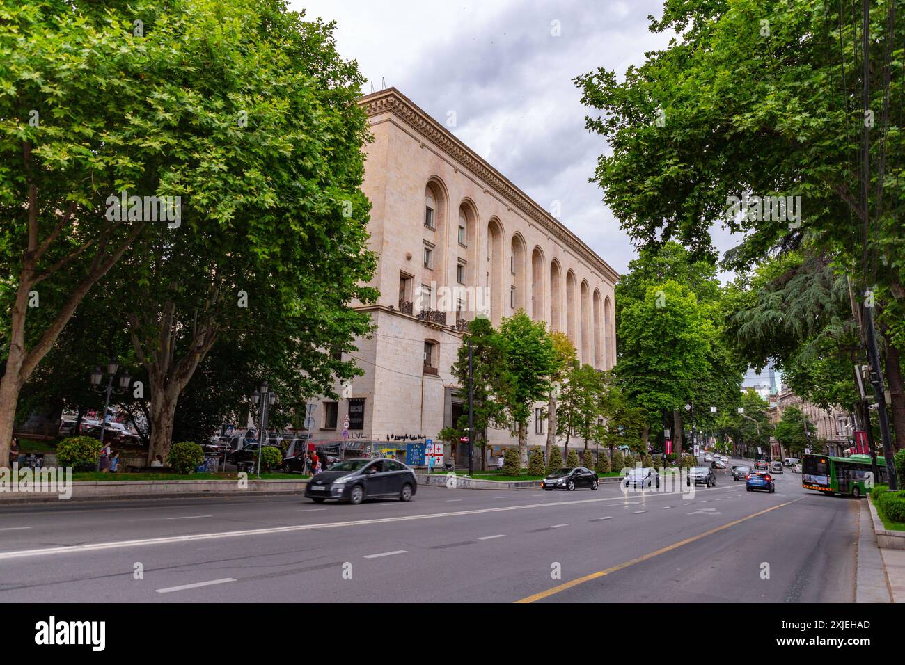 Tbilisi, Georgia - 20 JUNE, 2024: The Parliament of Georgia Building is ...