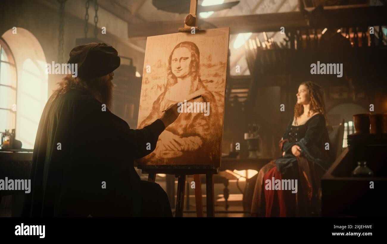 Creation of High Art: Documentary Depiction Scene of the Famous ...