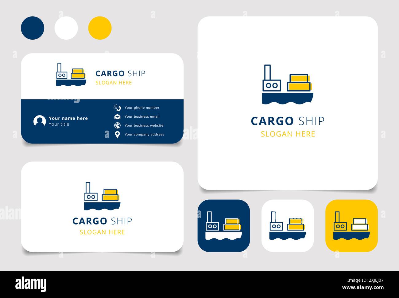 Cargo ship logo hi-res stock photography and images - Alamy