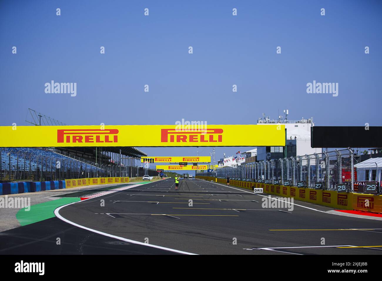 Mogyorod, Hungary, 18/07/2024, Last corner, track, piste, illustration ...