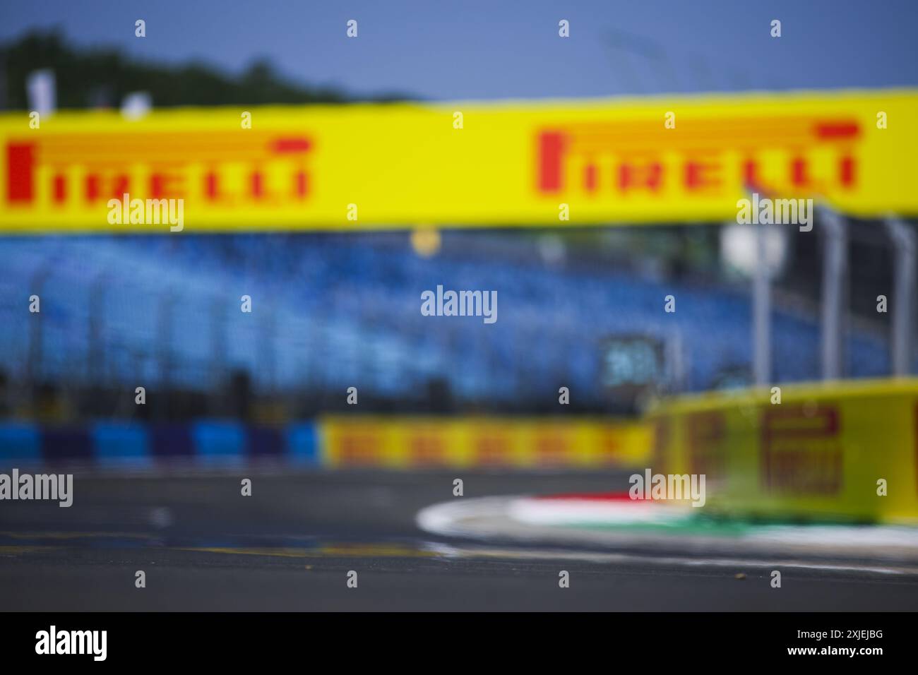 Mogyorod, Hungary, 18/07/2024, Last corner, track, piste, illustration ...