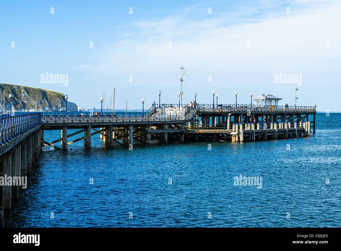 Swanage Pier and Swanage Bay, Swanage, Dorset, England Stock Photo - Alamy