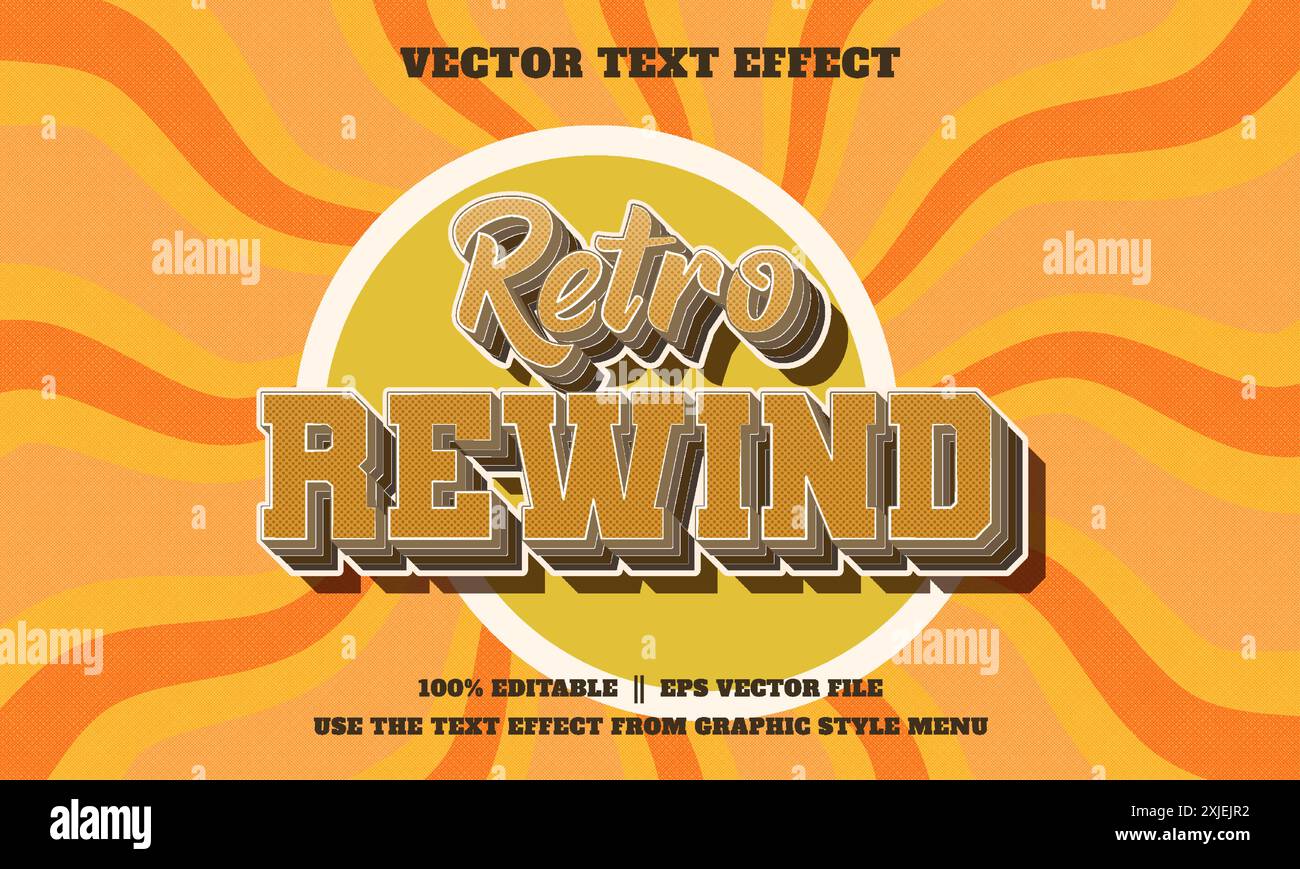 Cartoon editable 3d text effect hi-res stock photography and images - Alamy