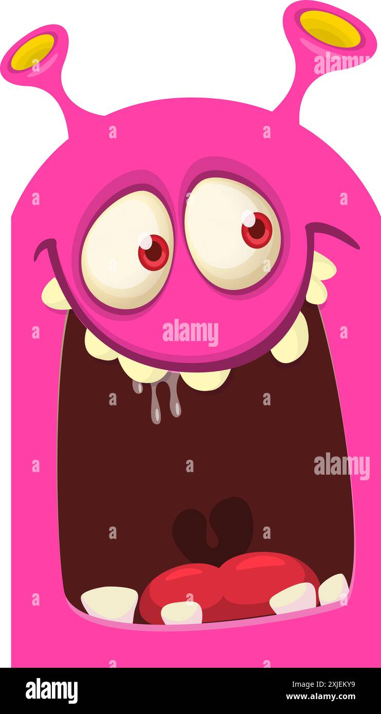 Drooling monster Stock Vector Images - Alamy