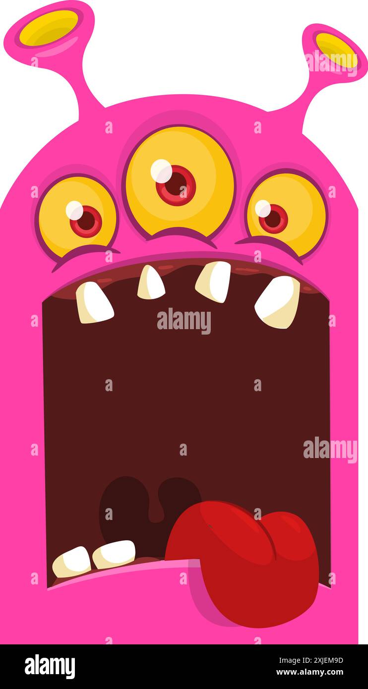 Drooling monster Stock Vector Images - Alamy