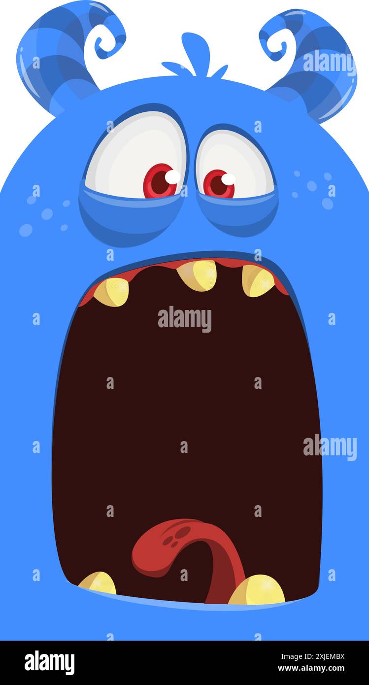 Drooling monster Stock Vector Images - Alamy