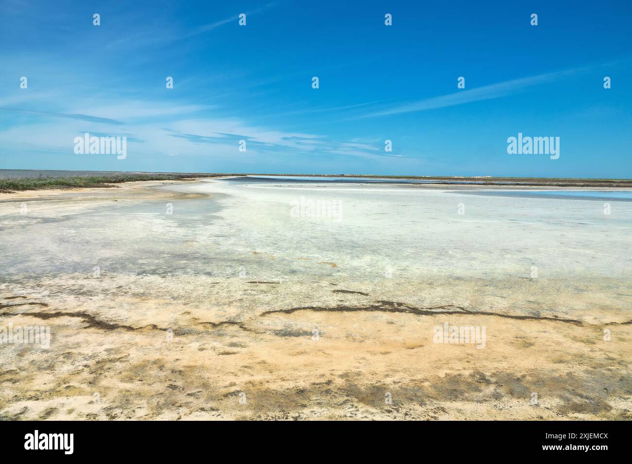 Sivash rotten sea, Gulf of Sea of Azov, huge number of shallow bays ...