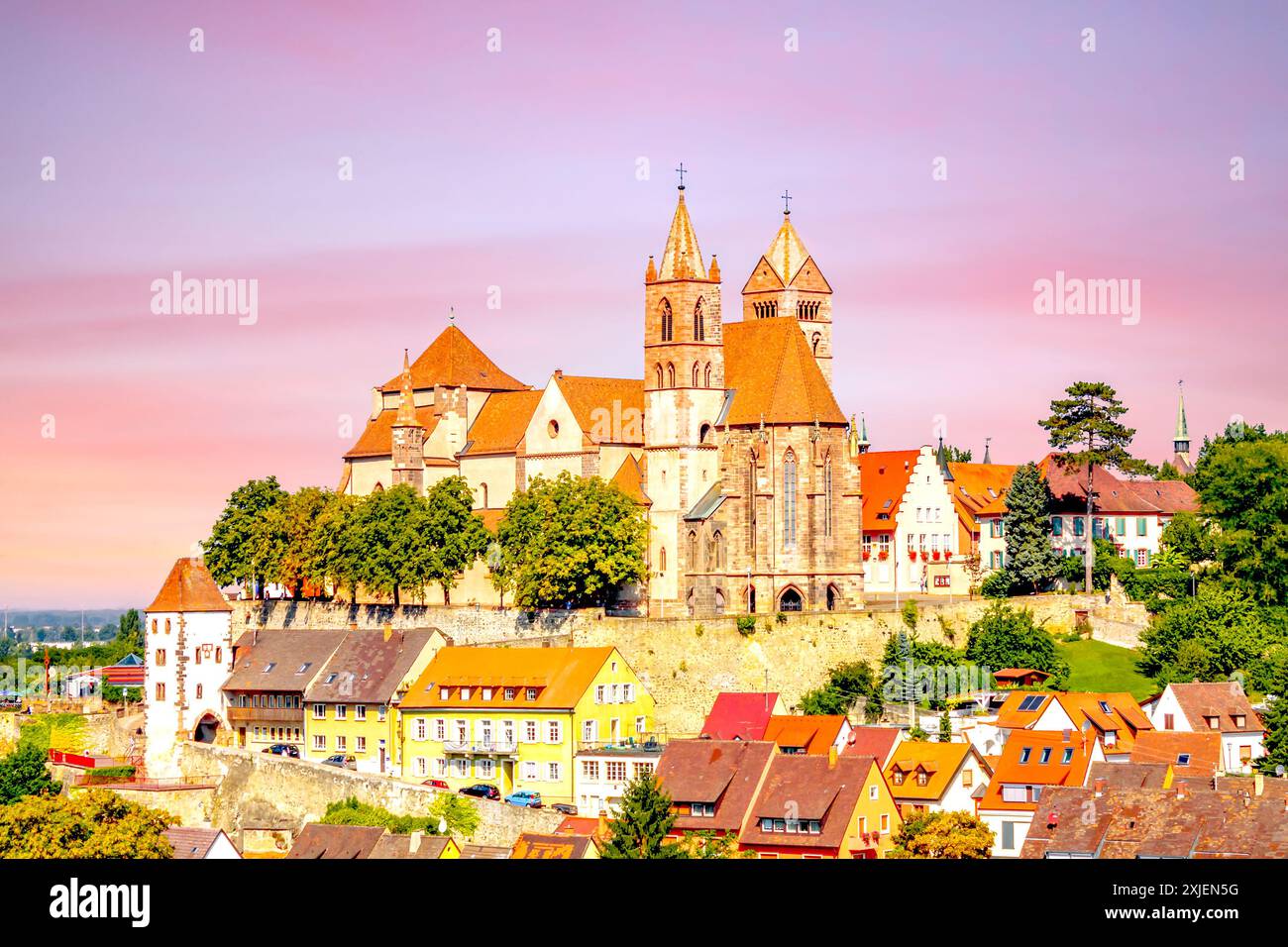 Old city of Breisach am Rhein, Germany Stock Photo - Alamy