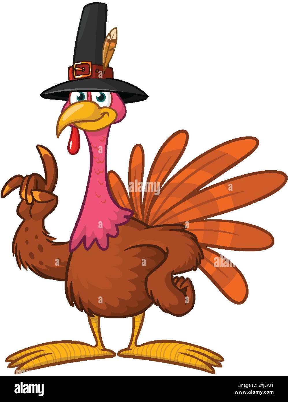 Cartoon happy cute thanksgiving turkey bird. Design for Thanksgiving ...
