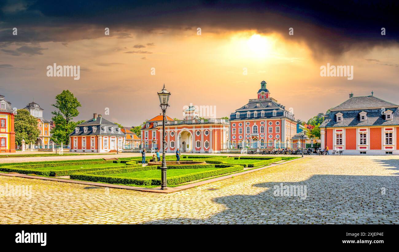 Castle of Bruchsal, Germany Stock Photo - Alamy