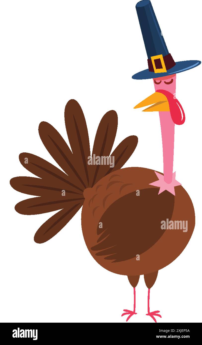 Cartoon happy cute thanksgiving turkey bird. Design for Thanksgiving ...