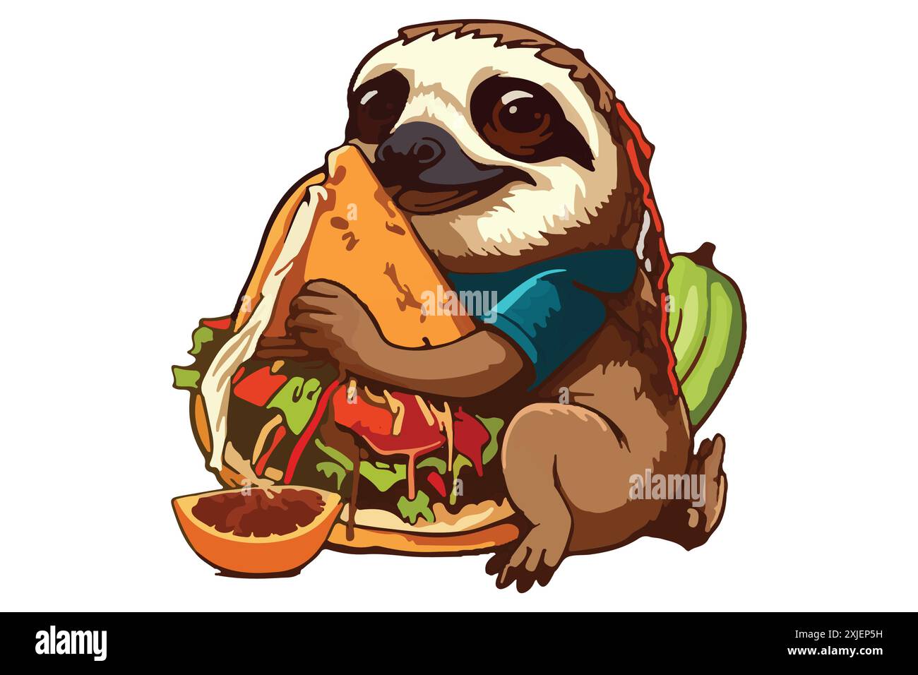 Wildlife eating tropical rainforest Cut Out Stock Images & Pictures - Alamy