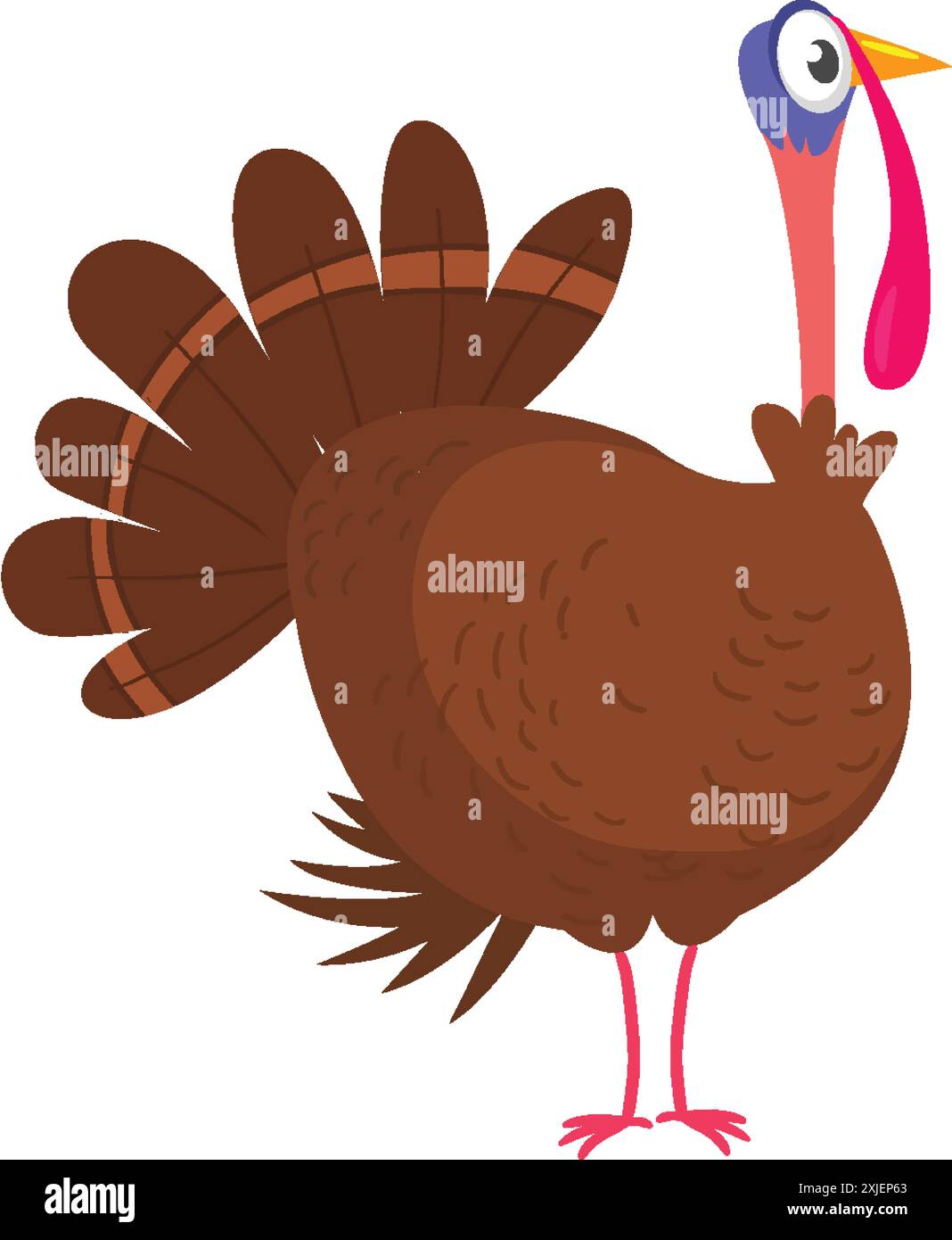 Cartoon happy cute thanksgiving turkey bird. Design for Thanksgiving ...