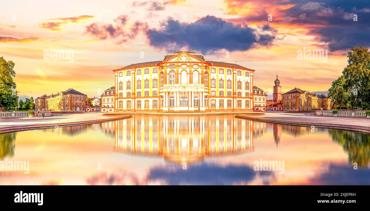 Castle of Bruchsal, Germany Stock Photo - Alamy