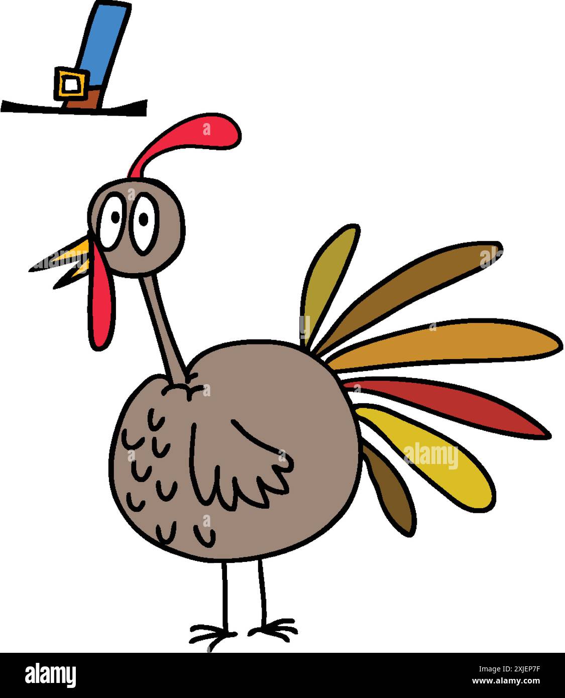 Cartoon happy cute thanksgiving turkey bird. Design for Thanksgiving ...