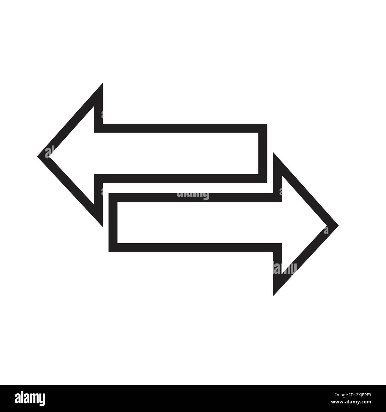 arrow icon simple flat vector symbol outline collection set logo Stock ...