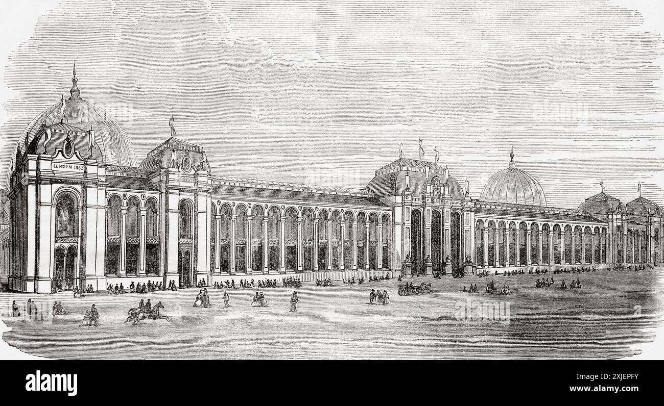 View of the The International Exhibition of 1862, South Kensington ...