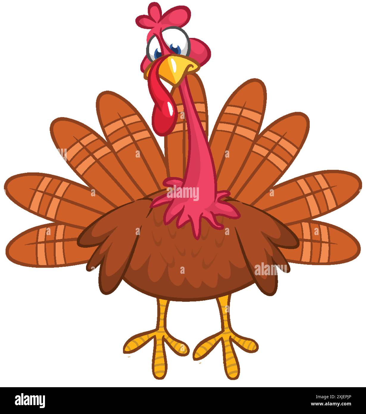 Cartoon happy cute thanksgiving turkey bird. Design for Thanksgiving ...