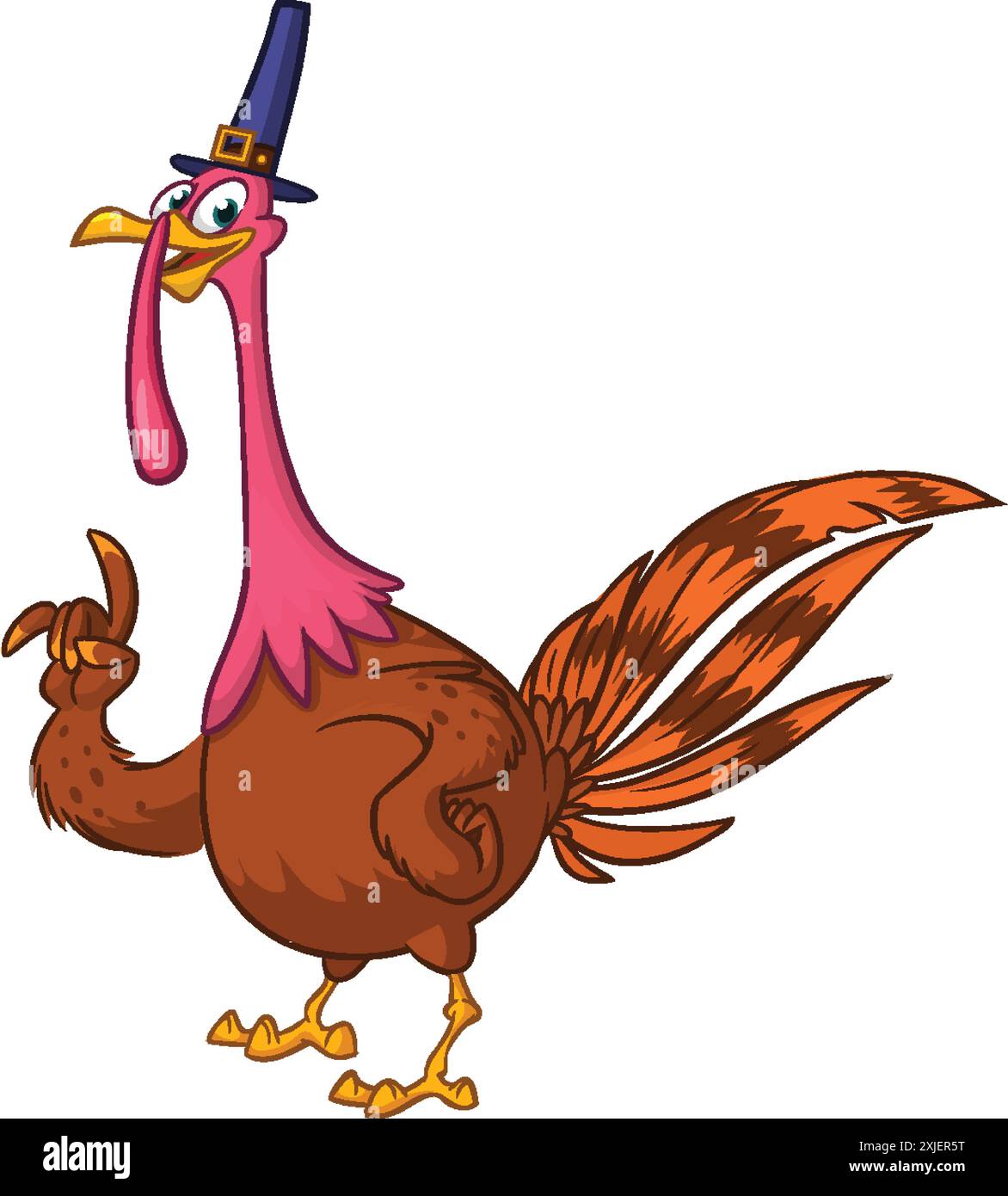Cartoon happy cute thanksgiving turkey bird. Design for Thanksgiving ...