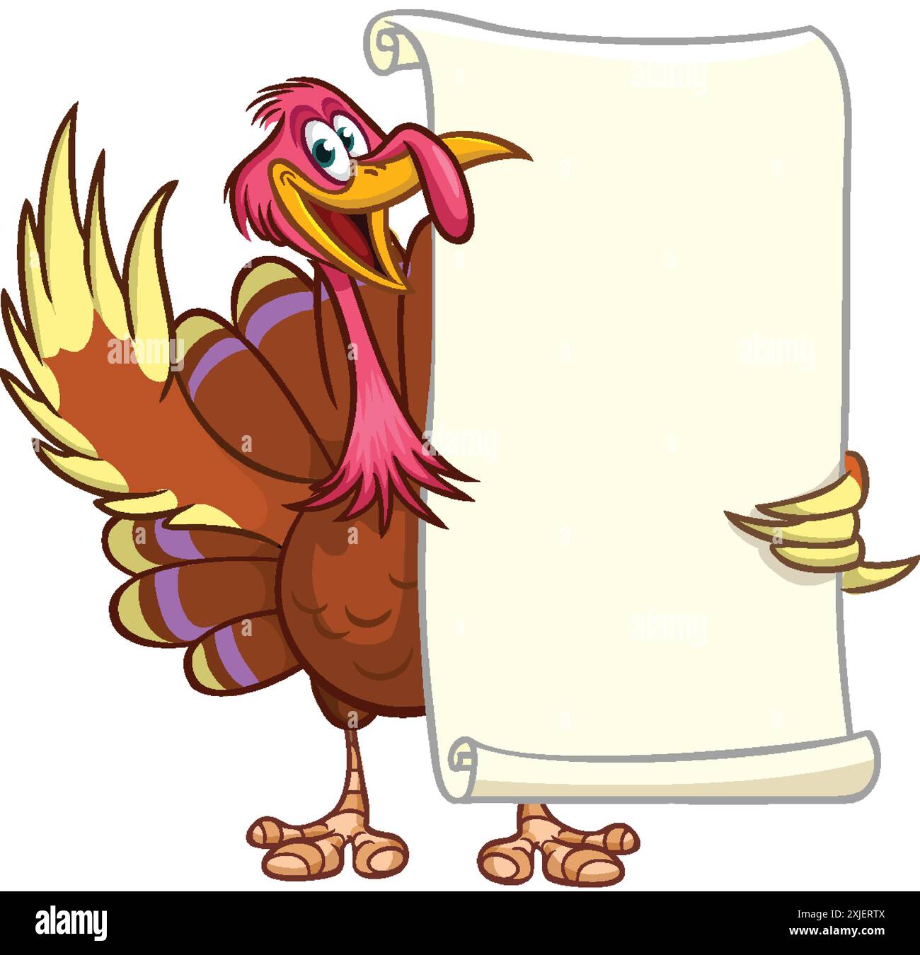 Cartoon Turkey Banner