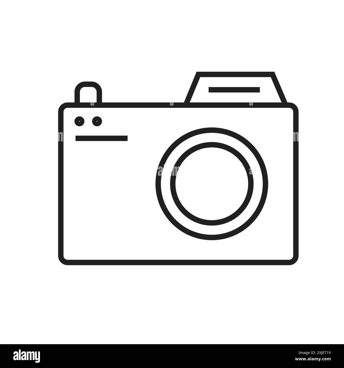 camera icon simple flat vector symbol outline collection set logo Stock Vector Image & Art - Alamy