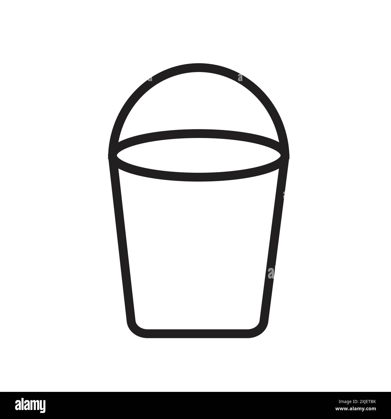 Garbage collection concept flat Cut Out Stock Images & Pictures - Alamy