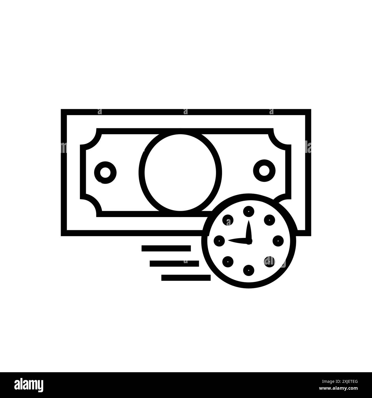 Fast loan icon simple flat vector symbol outline collection set logo Stock Vector Image & Art ...