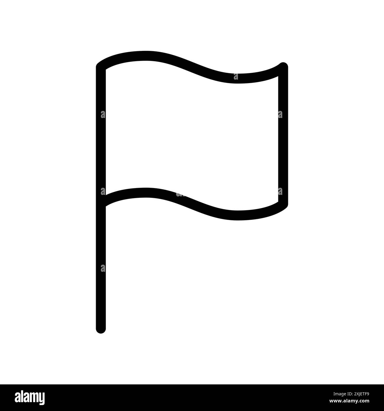 Flag Icon Simple Flat Vector Symbol Outline Collection Set Logo Stock