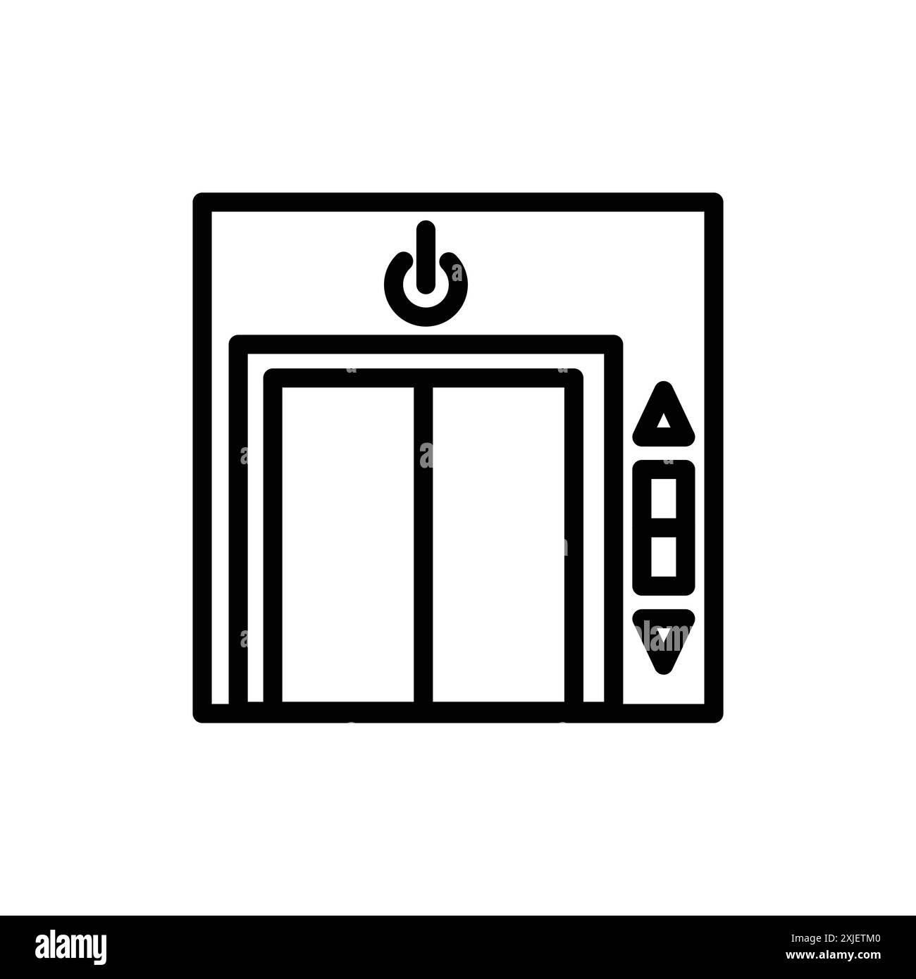Elevator Lift icon design by Ayaan simple flat vector symbol outline ...