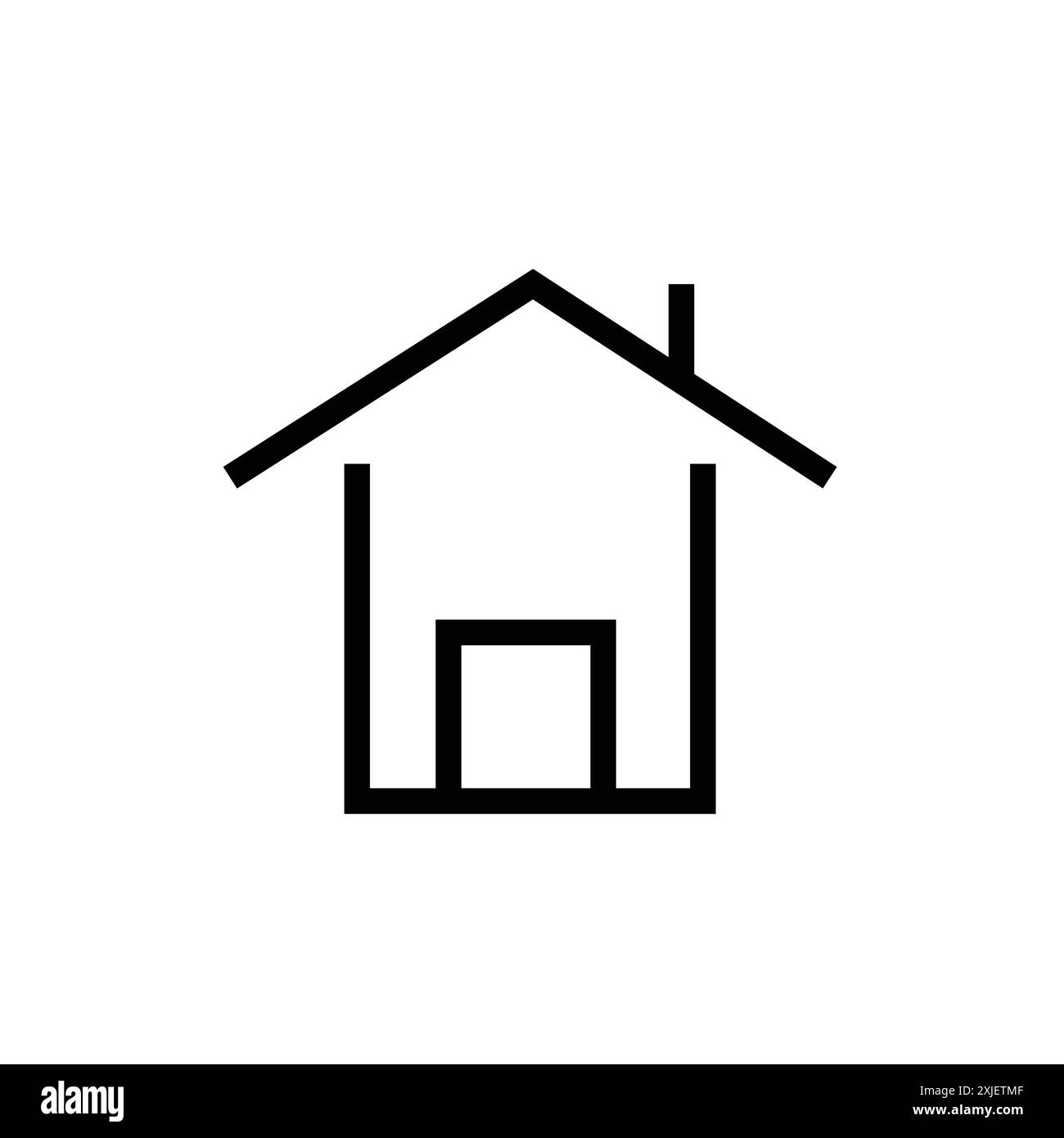 house icon simple flat vector symbol outline collection set logo Stock ...