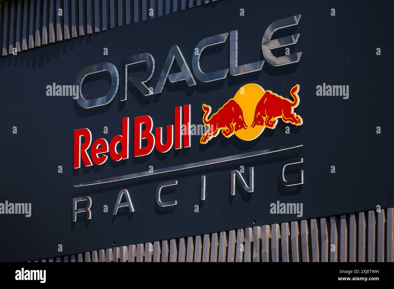 Budapest, Hongrie. 18th July, 2024. Red Bull Racing logo illustration ...