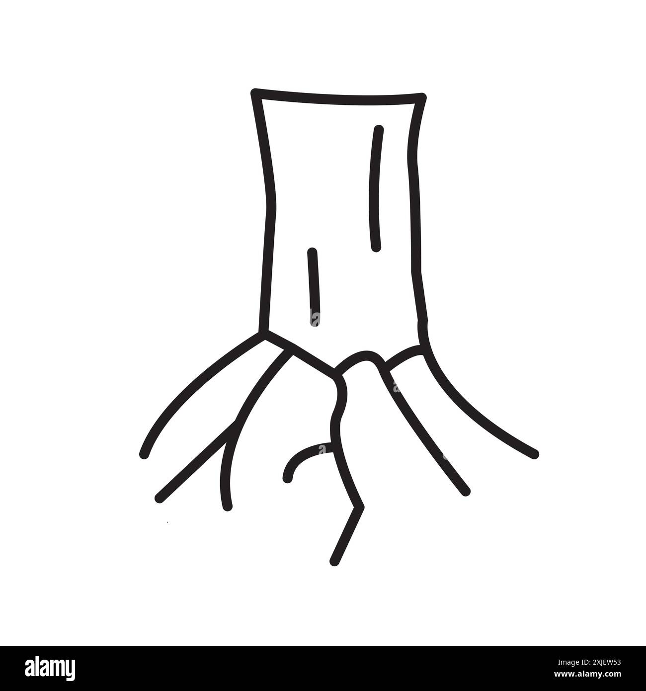 rubber roots icon simple flat vector symbol outline collection set logo ...