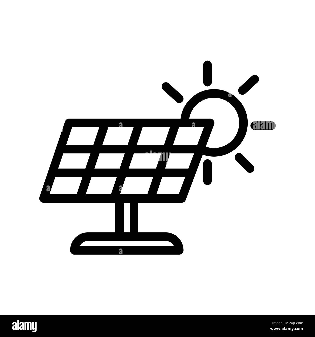 Solar Collector icon design by Ayaan simple flat vector symbol outline ...