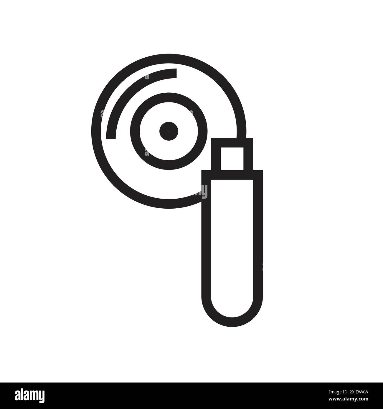 Hard Disk Drive Icon Simple Flat Vector Symbol Outline Collection Set