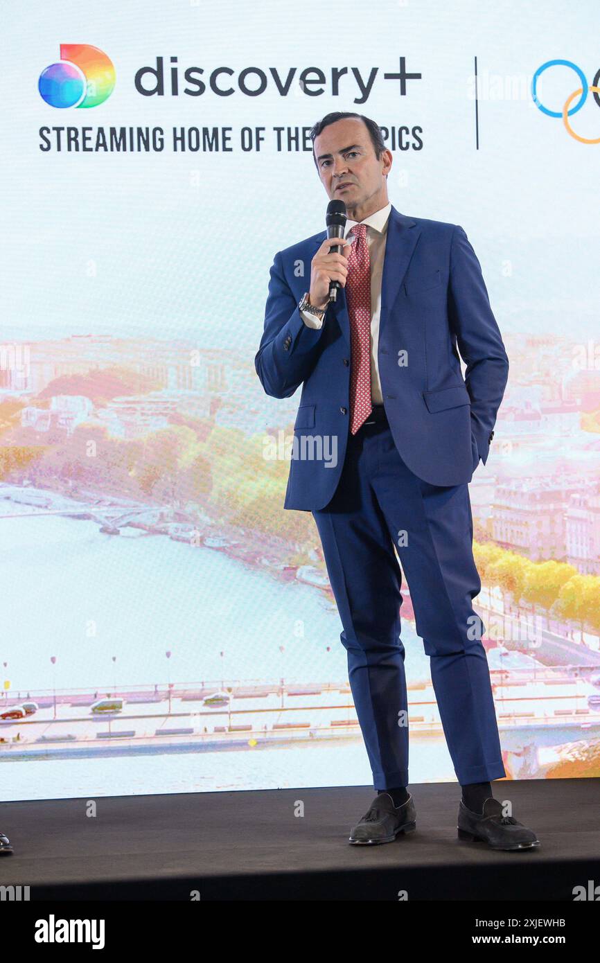 Milano, Milano. 18th July, 2024. Alessandro Araimo alla Conferenza ...