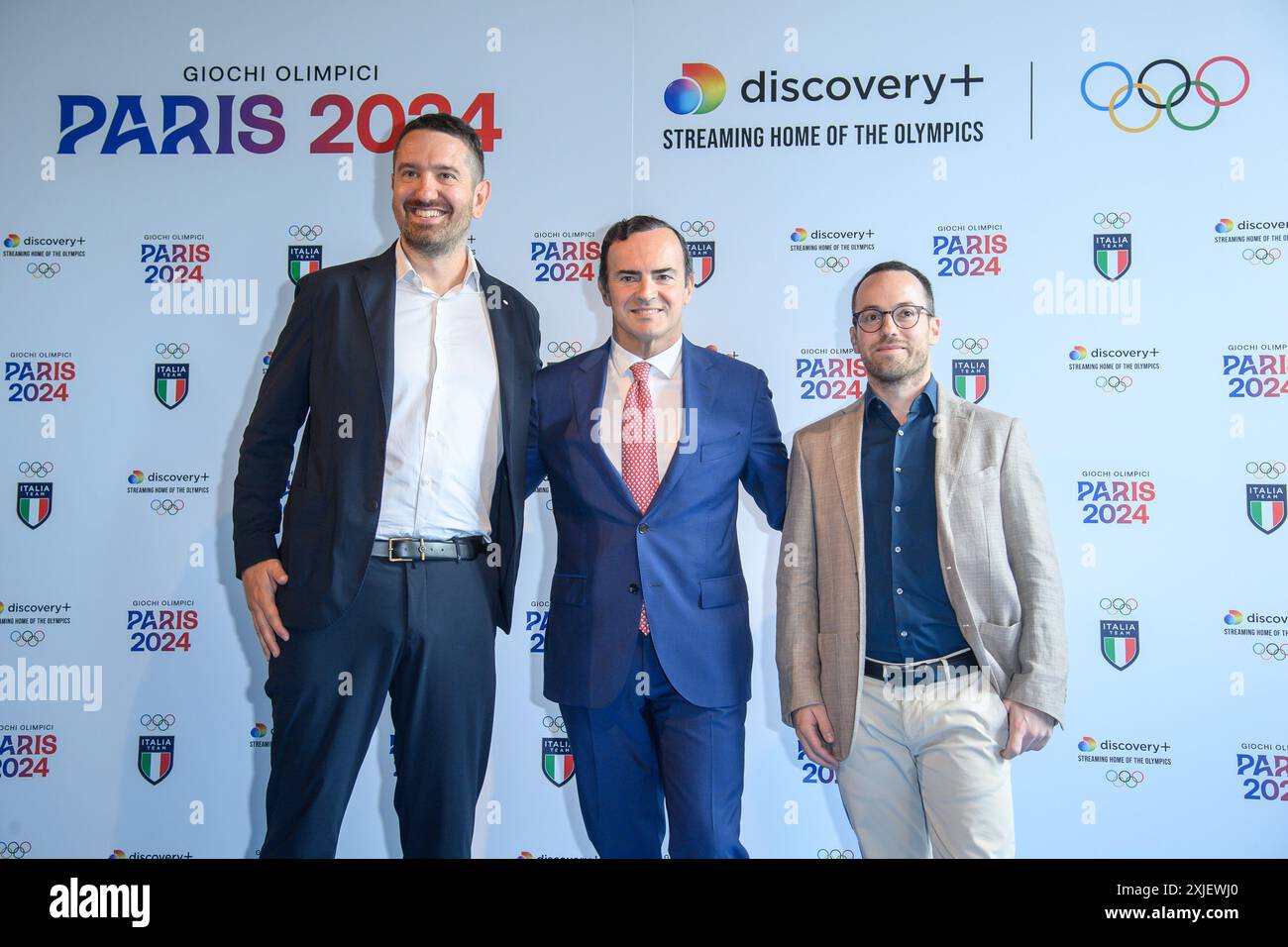 Milano, Milano. 18th July, 2024. Marco Cattaneo, Alessandro Araimo Luca ...