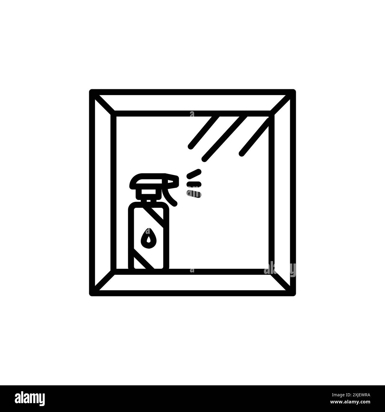 Window Cleaning icon design by Ayaan simple flat vector symbol outline ...
